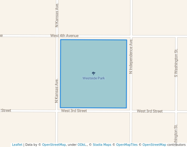 Westside Park in Beloit | Map and Routes