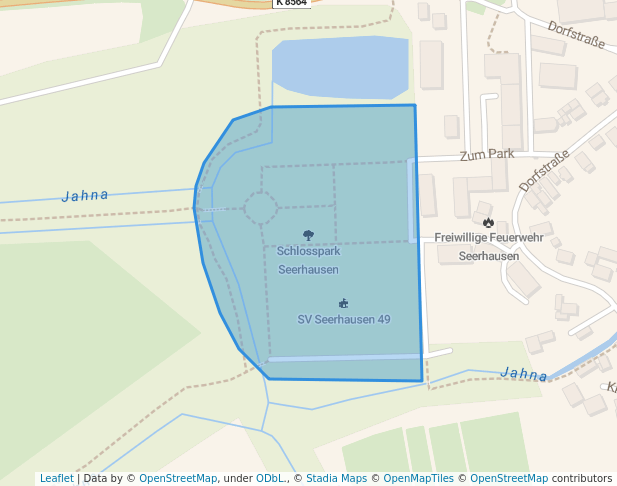 Schlosspark Seerhausen in Stauchitz | Map and Routes