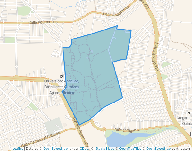 Parque Mexico in Aguascalientes | Map and Routes