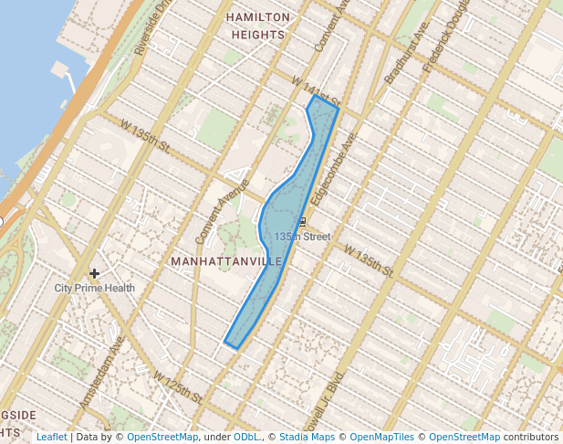 Saint Nicholas Park in New York | Map and Routes
