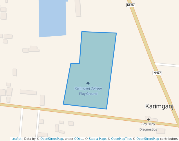 Karimganj College Play Ground in Karimganj | Map and Routes