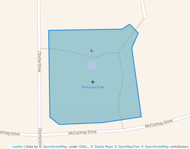 Primrose Park in Winchester | Map and Routes