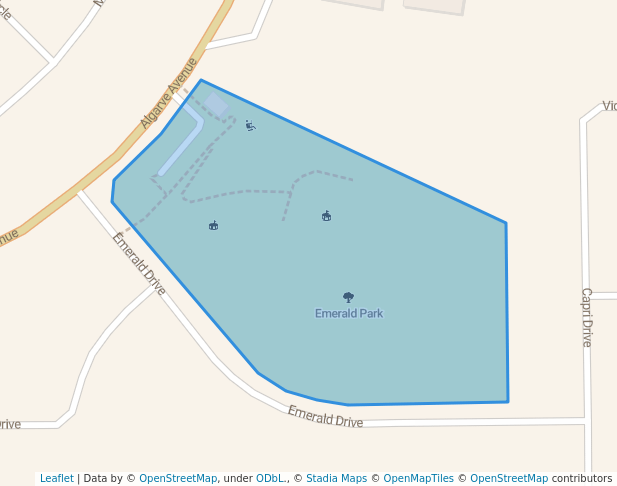 Emerald Park in Winchester | Map and Routes