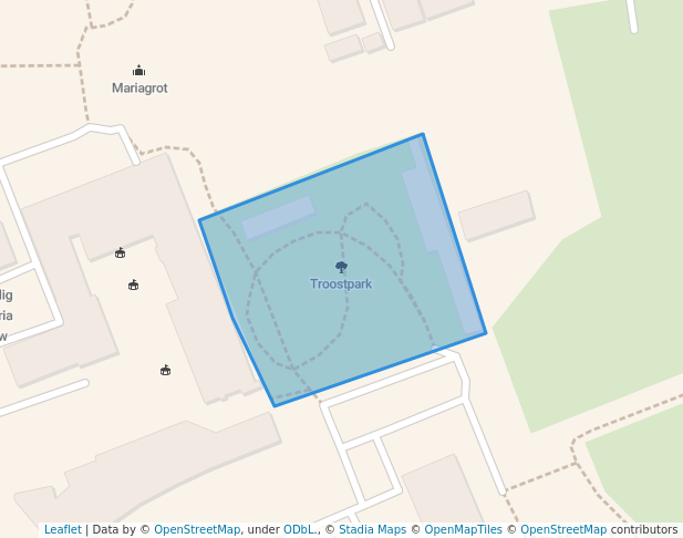 Troostpark in Berlaar | Map and Routes