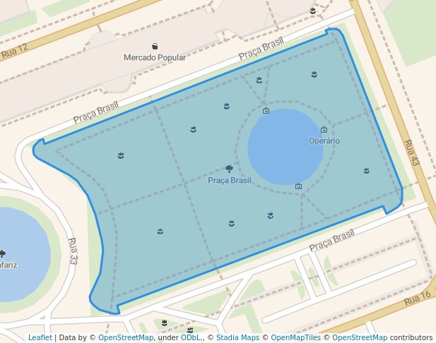 Praça Brasil in Volta Redonda | Map and Routes
