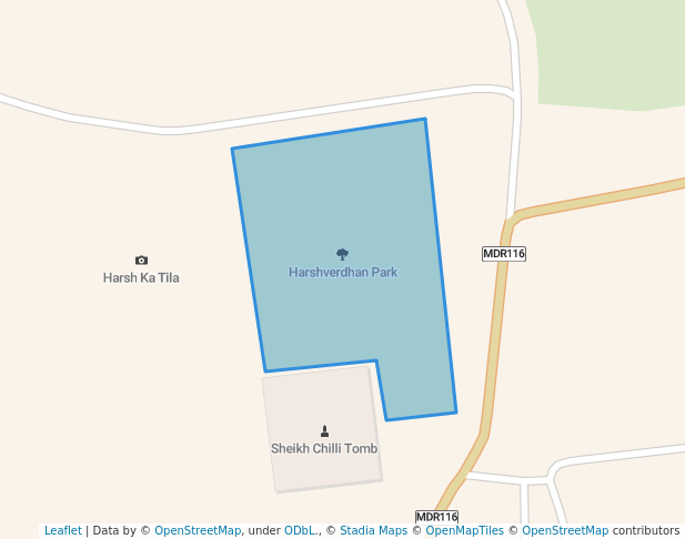 Harshverdhan Park in Thanesar | Map and Routes