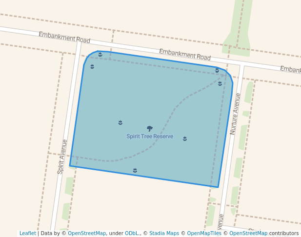 Spirit Tree Reserve in Doreen | Map and Routes