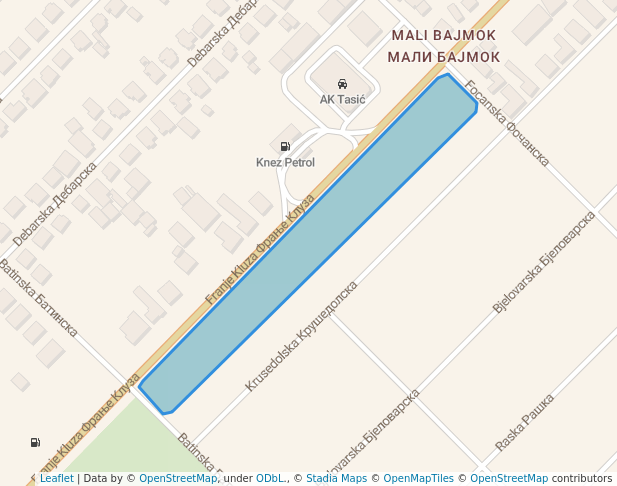 Park Mali Bajmok in Subotica | Map and Routes