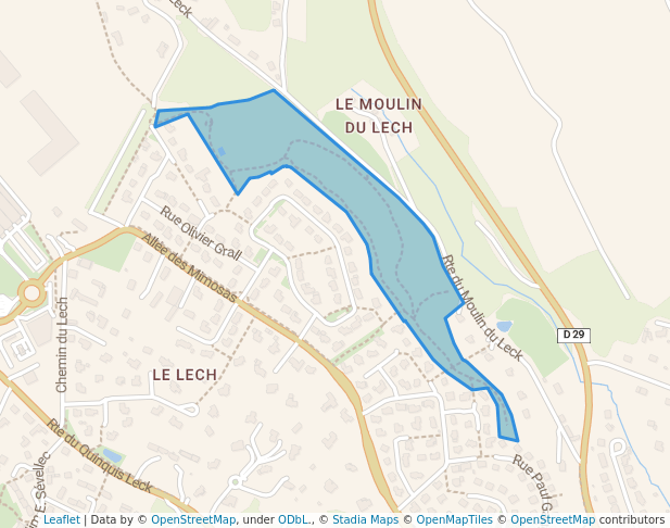 Parc du Leck in Landerneau | Map and Routes