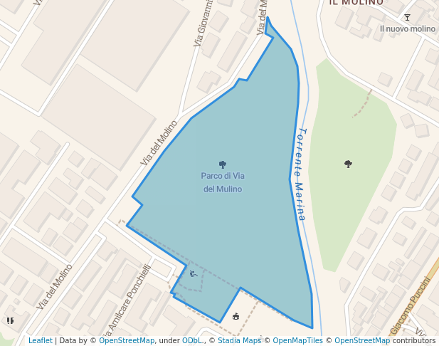 Parco di Via del Mulino in Calenzano | Map and Routes