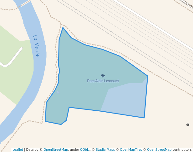 Parc Alain Lescouet in Saint-Brice-Courcelles | Map and Routes