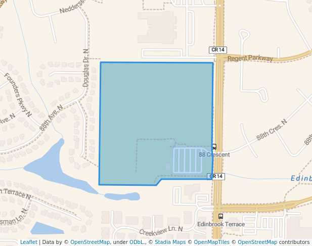 Zane Sports Park in Brooklyn Park | Map and Routes