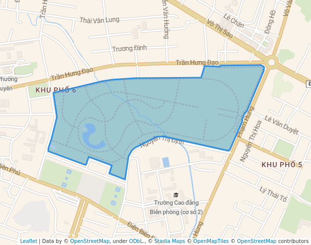 Ba Ria Park in Thành phố Bà Rịa | Map and Routes