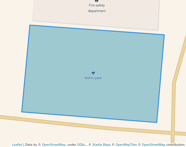 Nehru park in Wani | Map and Routes