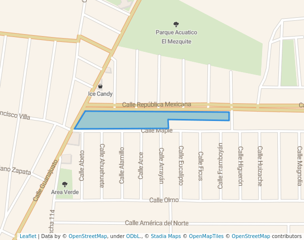 Parque Riveras del Bravo in Ciudad Río Bravo | Map and Routes