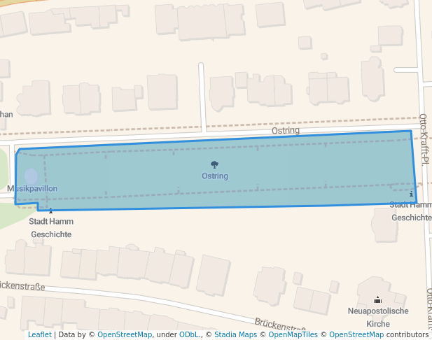 Ostring in Hamm | Map and Routes