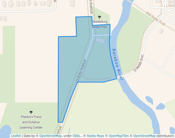 Granite Avenue Park in Reedsburg | Map and Routes