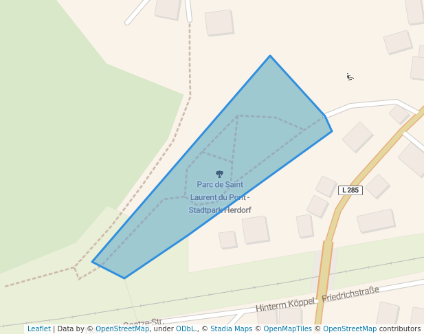 Parc de Saint Laurent du Pont - Stadtpark Herdorf in Herdorf | Map and ...