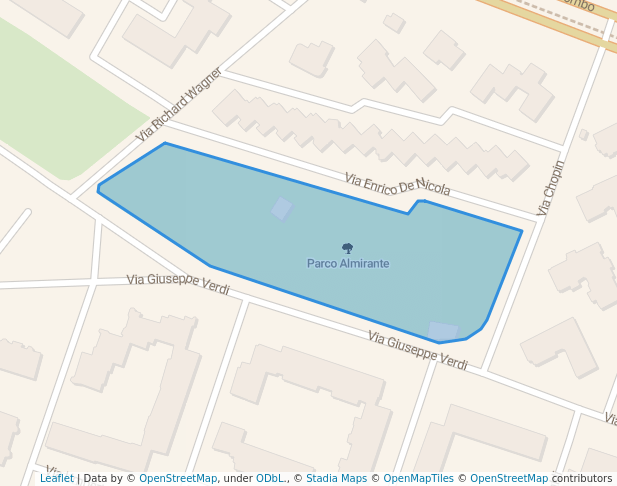 Parco Almirante in Putignano | Map and Routes