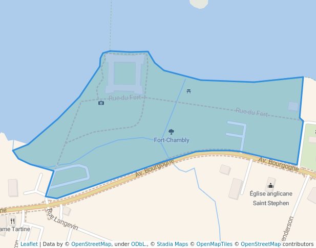 Fort-Chambly in Chambly | Map and Routes