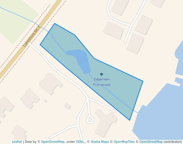 Edgemere Promenade in Oakville | Map and Routes