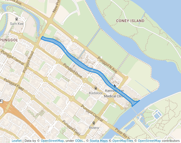 My Waterway@Punggol in Singapore | Map and Routes
