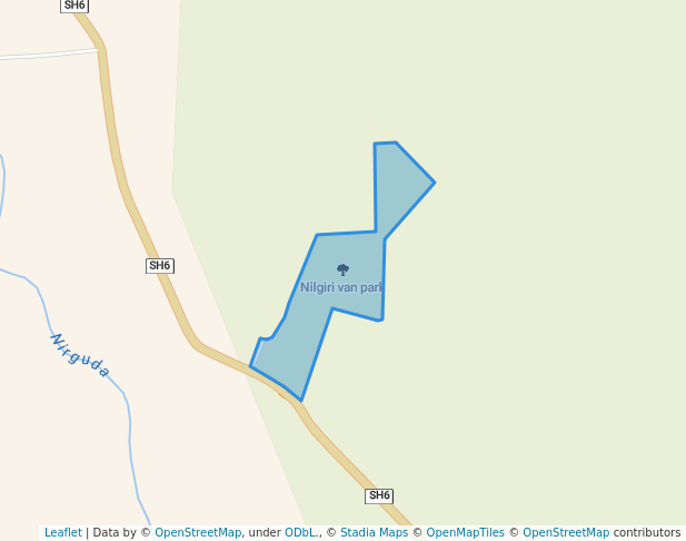 Nilgiri van park in Mandar | Map and Routes