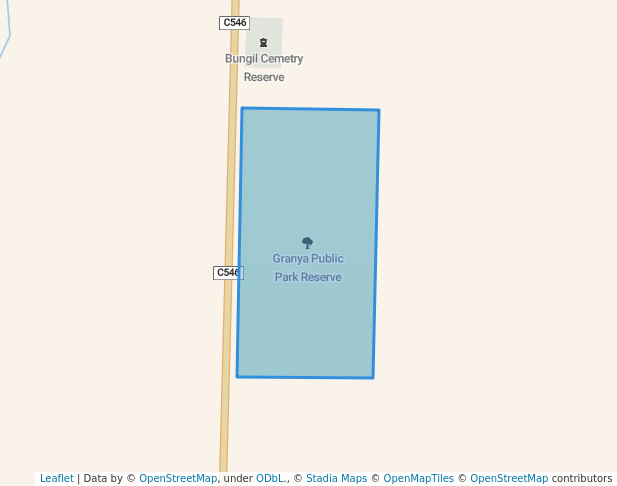 Granya Public Park Reserve in Granya | Map and Routes