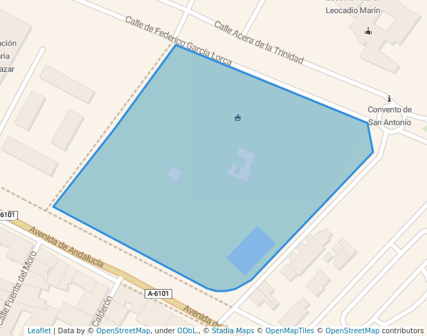 Parque Leocadio Marín in Baeza | Map and Routes