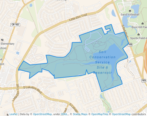 Lakeline Park in Cedar Park | Map and Routes
