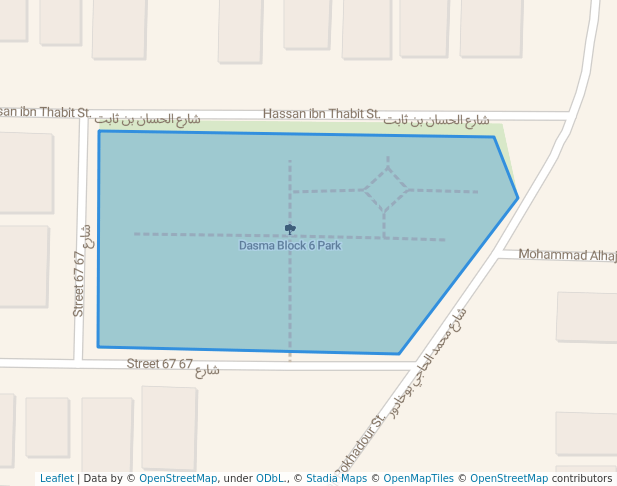 Dasma Block 6 Park in Kuwait City | Map and Routes