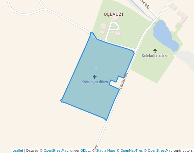 Kolekcijas dārzs in Rauna | Map and Routes
