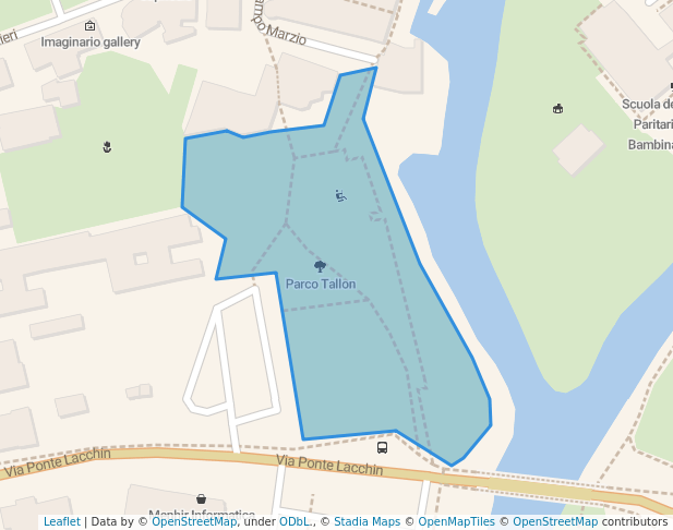 Parco Tallon in Sacile | Map and Routes