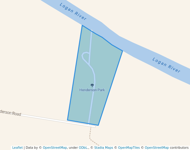 Henderson Park in Logan Reserve | Map and Routes