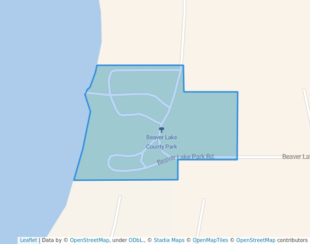 Beaver Lake County Park in Lachine | Map and Routes