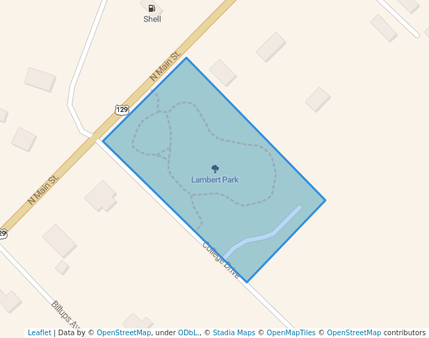 Lambert Park in Madison | Map and Routes