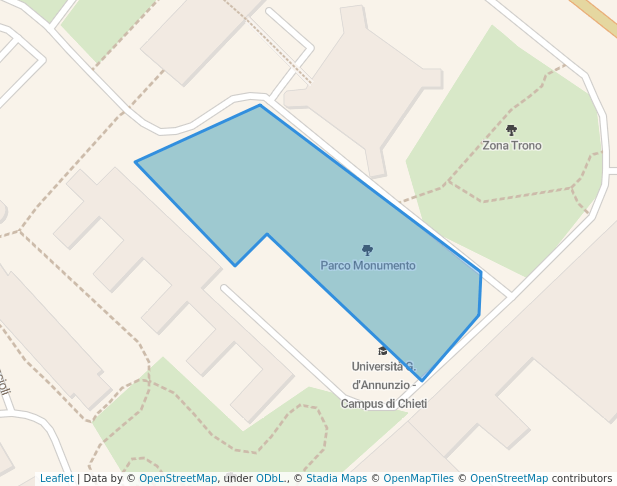 Parco Monumento in Chieti | Map and Routes