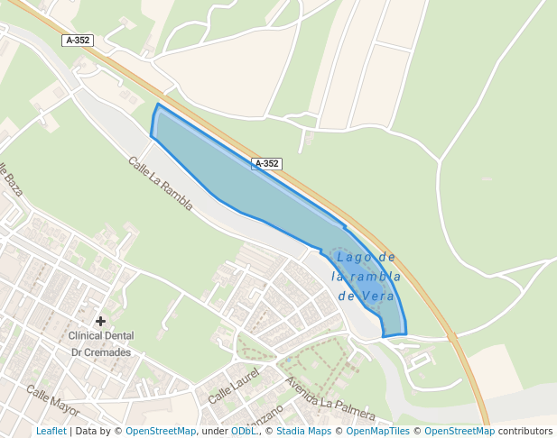 La rambla de Vera in Vera | Map and Routes