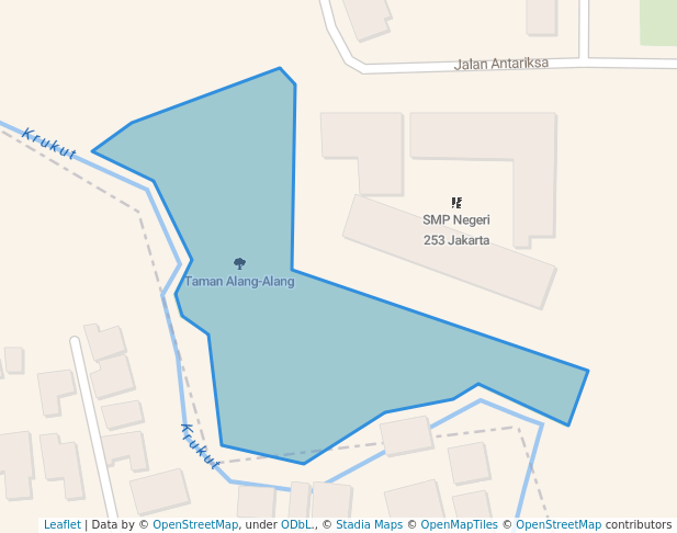 Taman Alang-Alang in Jakarta | Map and Routes