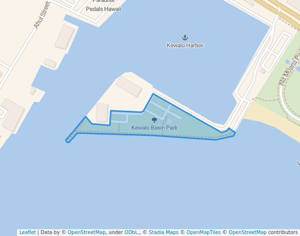 Kewalo Basin Park in Honolulu | Map and Routes