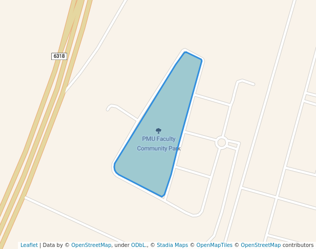 PMU Faculty Community Park in Al Khobar | Map and Routes