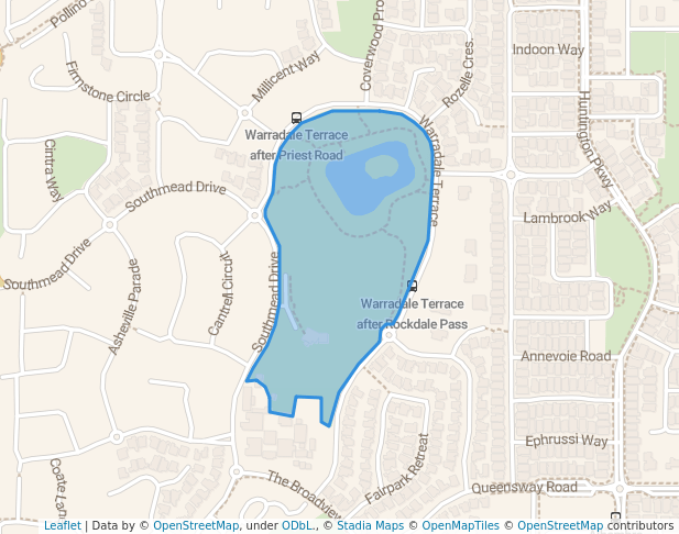Warradale Park in Landsdale | Map and Routes