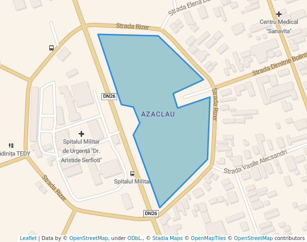 Parcul Rizer in Galați | Map and Routes