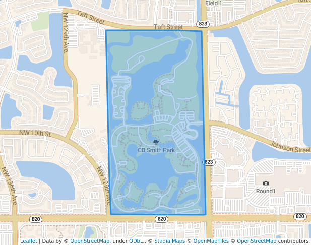 CB Smith Park in Pembroke Pines | Map and Routes