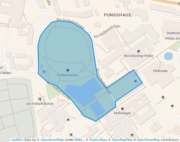 Holterhöfchen in Hilden | Map and Routes