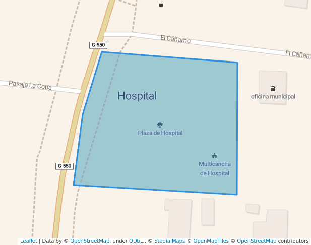 Plaza de Hospital in Paine | Map and Routes