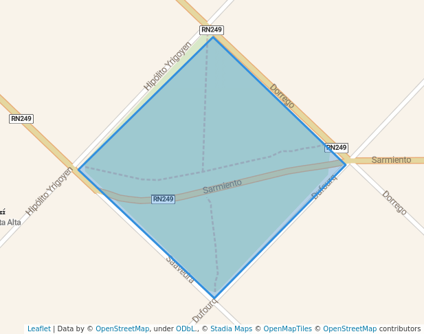 Plaza Moreno in Punta Alta | Map and Routes