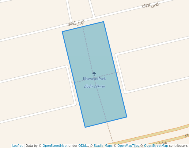 Khavaran Park in Golbahar | Map and Routes