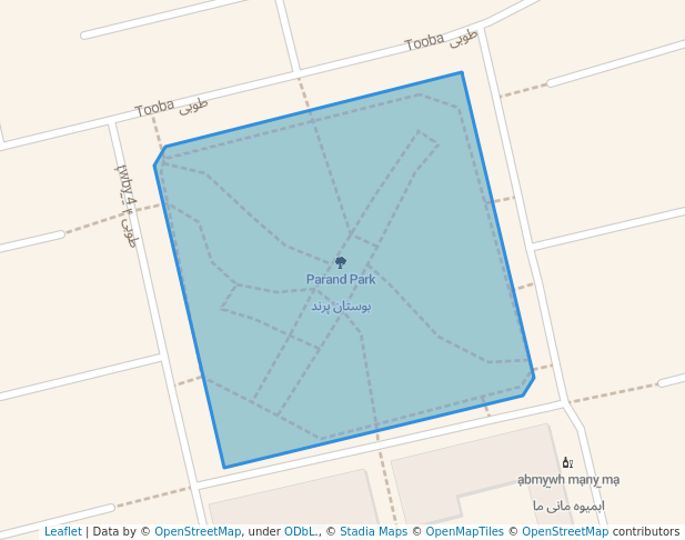 Parand Park in Golbahar | Map and Routes