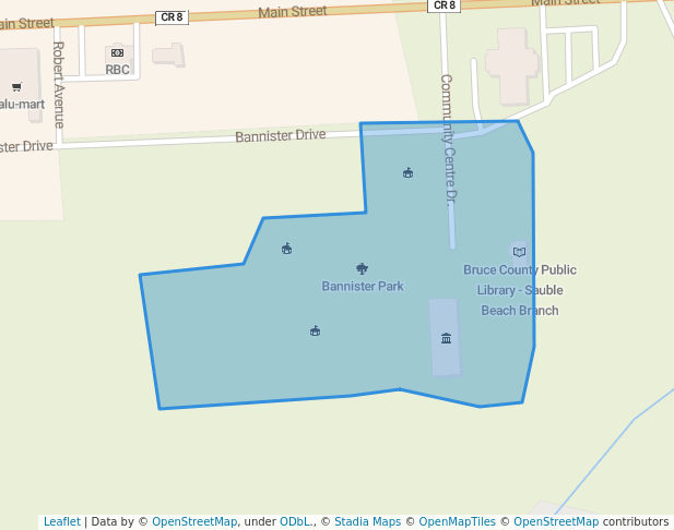 Bannister Park in Sauble Beach | Map and Routes